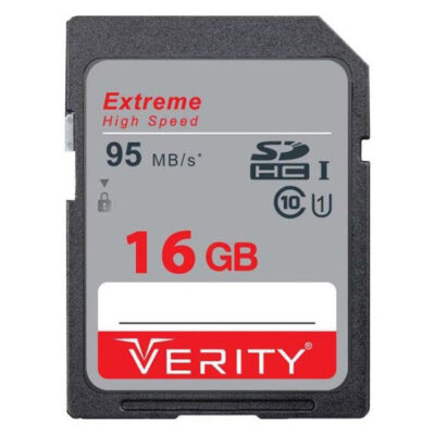کارت حافظه 16 گیگ Verity U1 95MB/s – خرید دوربین عکاسی، لنز و لوازم جانبی دوربین